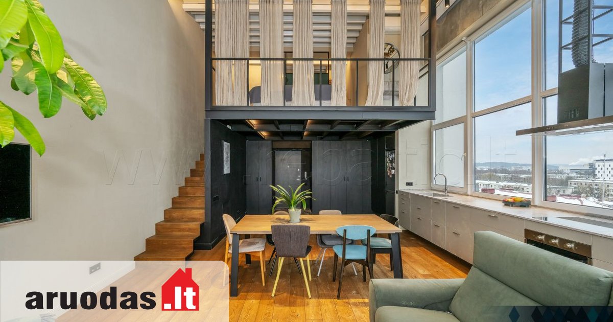 Modernus loftas su pasakiškais vaizdais į - Skelbiu.lt