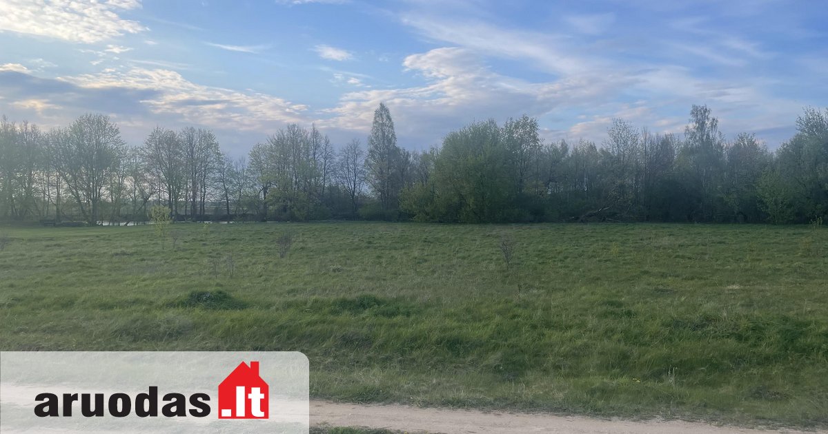 Sklypas ribojasi su upės “lėvuo pakrante. - Skelbiu.lt