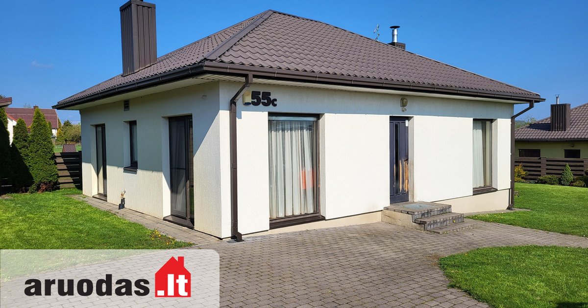 Išuomojamas 3 kambarių namas. Sklypas su - Skelbiu.lt