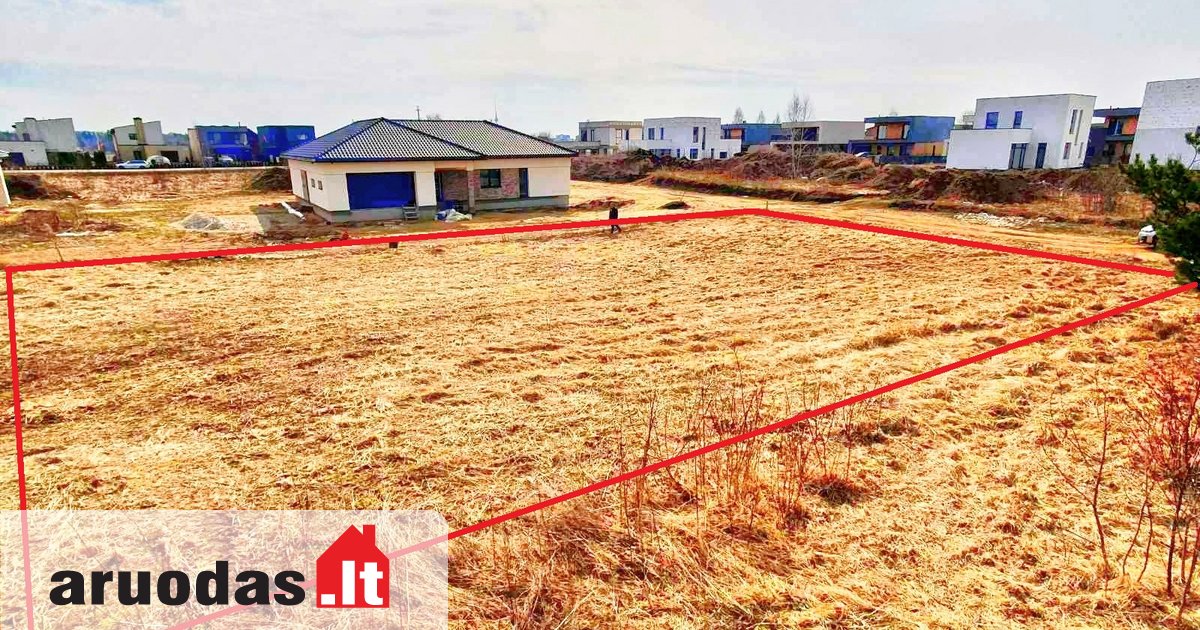 Sklypas, Vilniuje Zujūnuose Eitkūnų g. sklypas Nekilnojamo turto ...