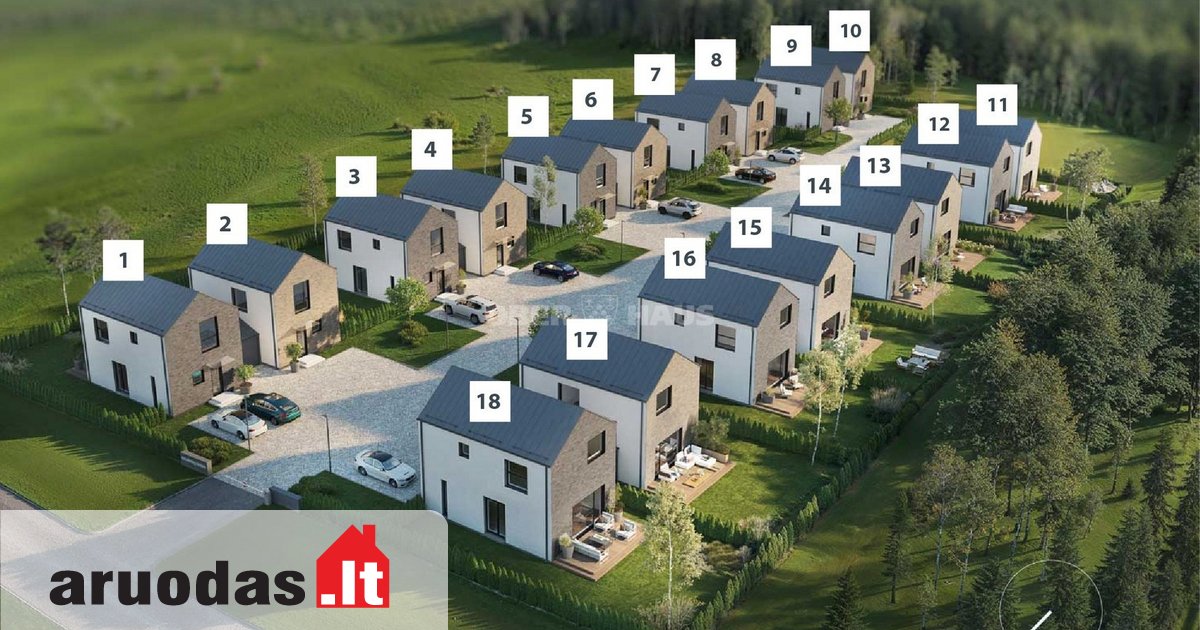 Naujas A++ Klasės Namų Kvartalas Salininkuose! - Skelbiu.lt