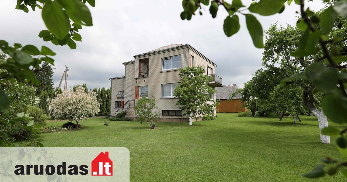 Namas, Šakių r. Giedručių k. Ežero g., mūrinis namas Nekilnojamo turto ...