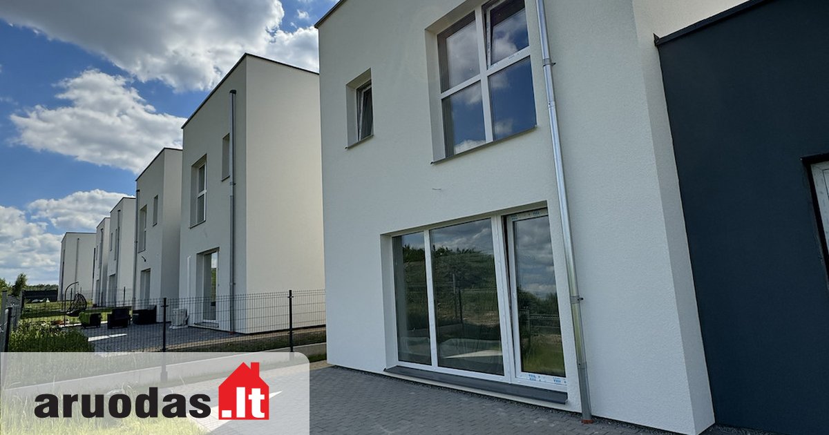 Parduodamas kotedžas su daline apdaila. - Skelbiu.lt