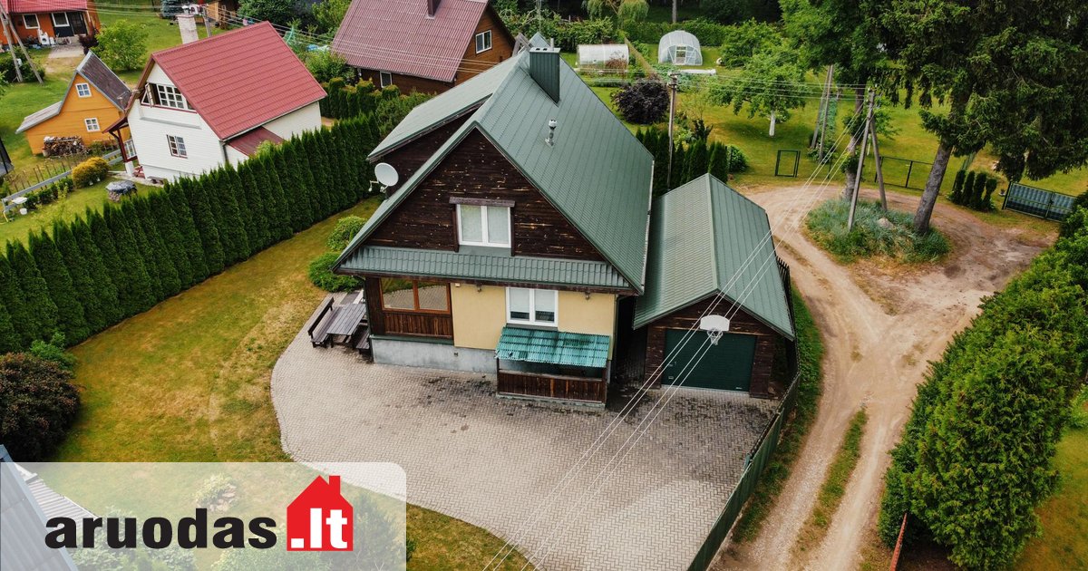 Namas, Molėtų r. Juodiškių k. Eglių g., mūrinis namas Nekilnojamo turto ...