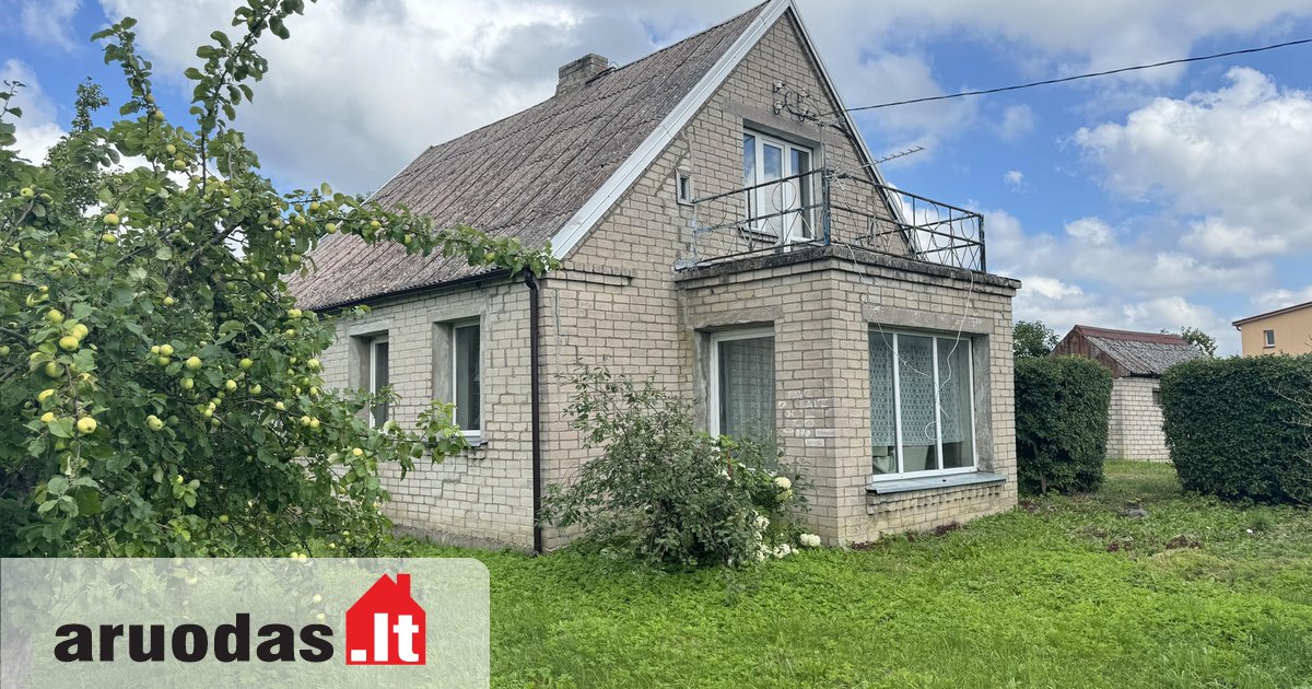 Namas, Klaipėdos r. Triušių k. Katkų g., mūrinis namas Nekilnojamo ...