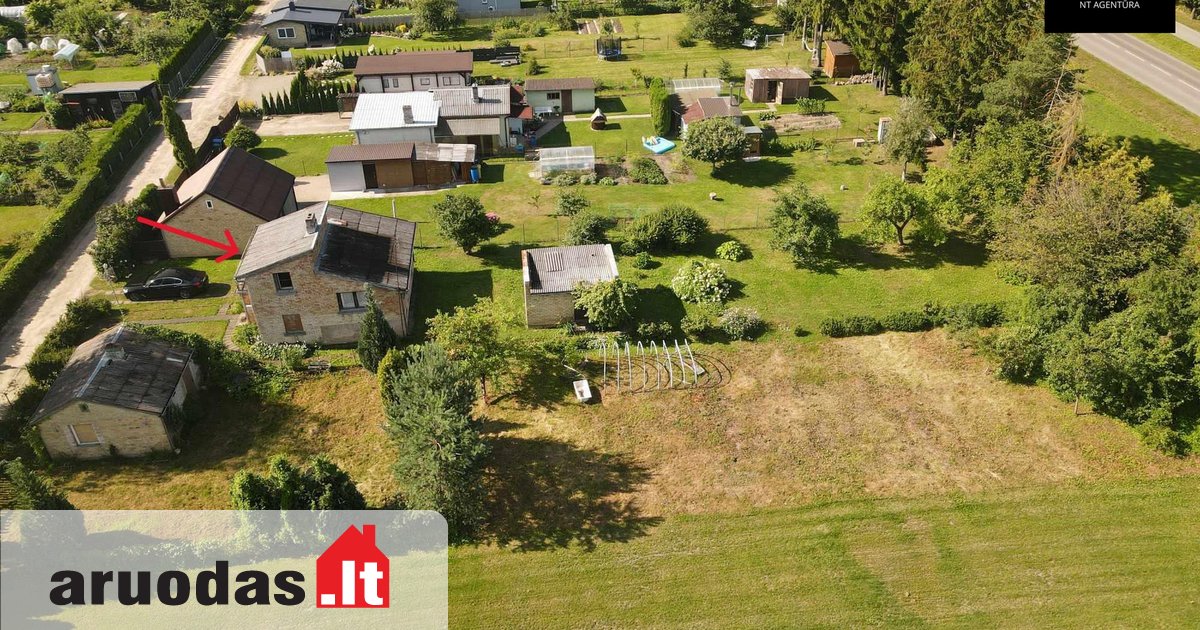 Namas, Šiauliuose Bačiūnuose Sakalo Sodų 1-oji g., mūrinis sodo namas ...