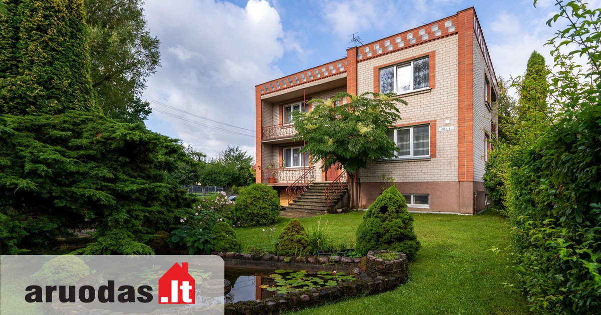 Namas, Kaune Rokuose Rokų g., mūrinis namas Nekilnojamo turto skelbimai ...