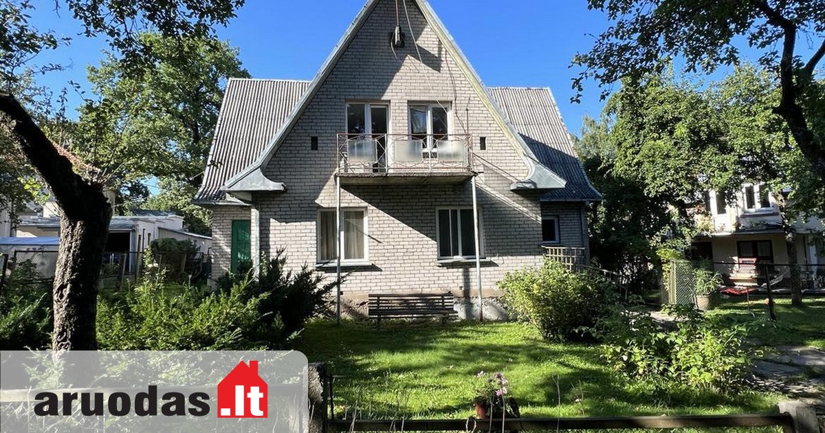 Namas, Kaune Žaliakalnyje Perkūno al., rąstinis namas Nekilnojamo turto ...