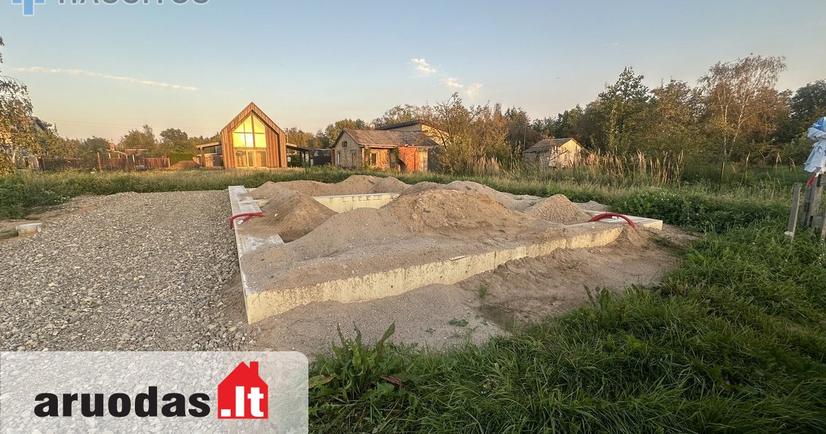 Parduodamas Sklypas Su Pamatais Sodų - Skelbiu.lt
