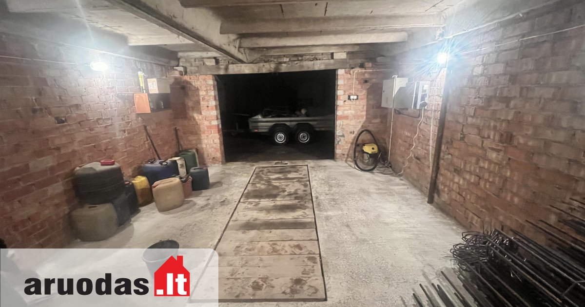 Garažas, Alytuje Putinuose, mūrinis garažas Nekilnojamo turto skelbimai ...