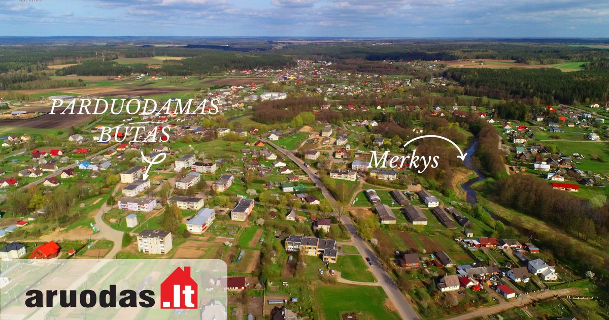 Butas, Šalčininkų r. Jašiūnų mstl. Merkio g., 2 kambarių butas ...