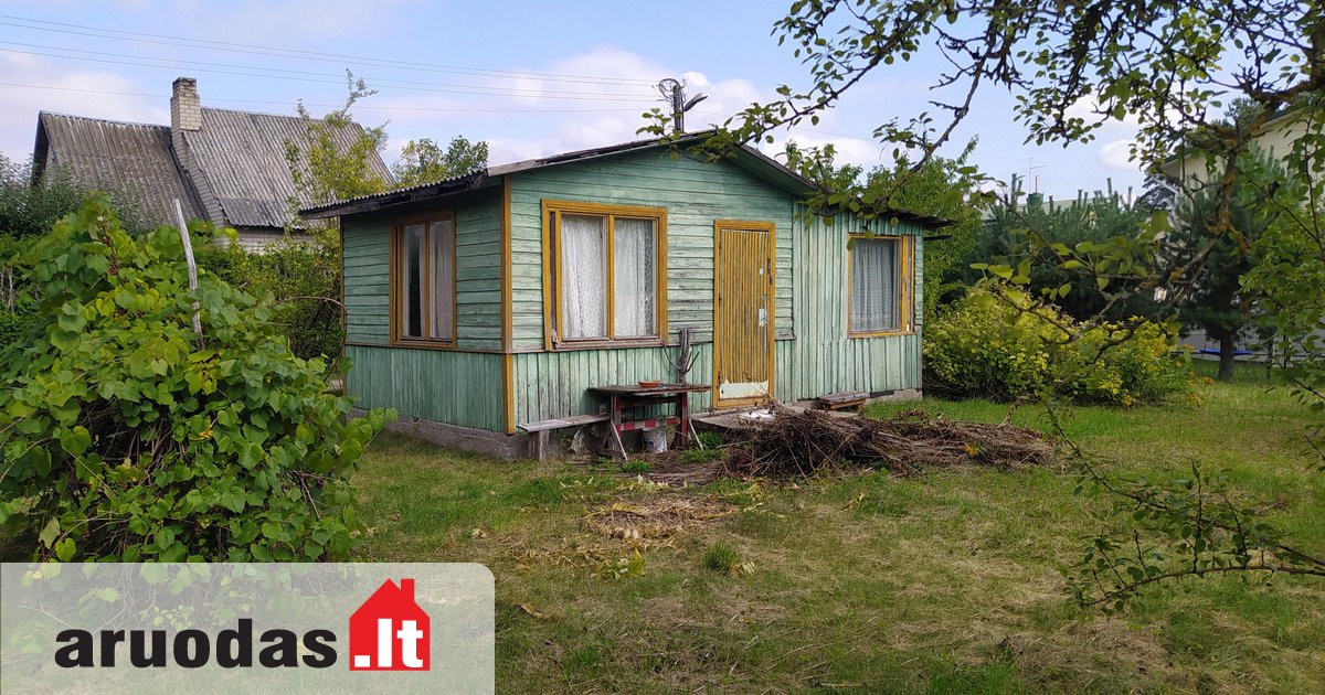 Namas, Kauno r. Drąseikių k. Rytinė g., karkasinis sodo namas ...