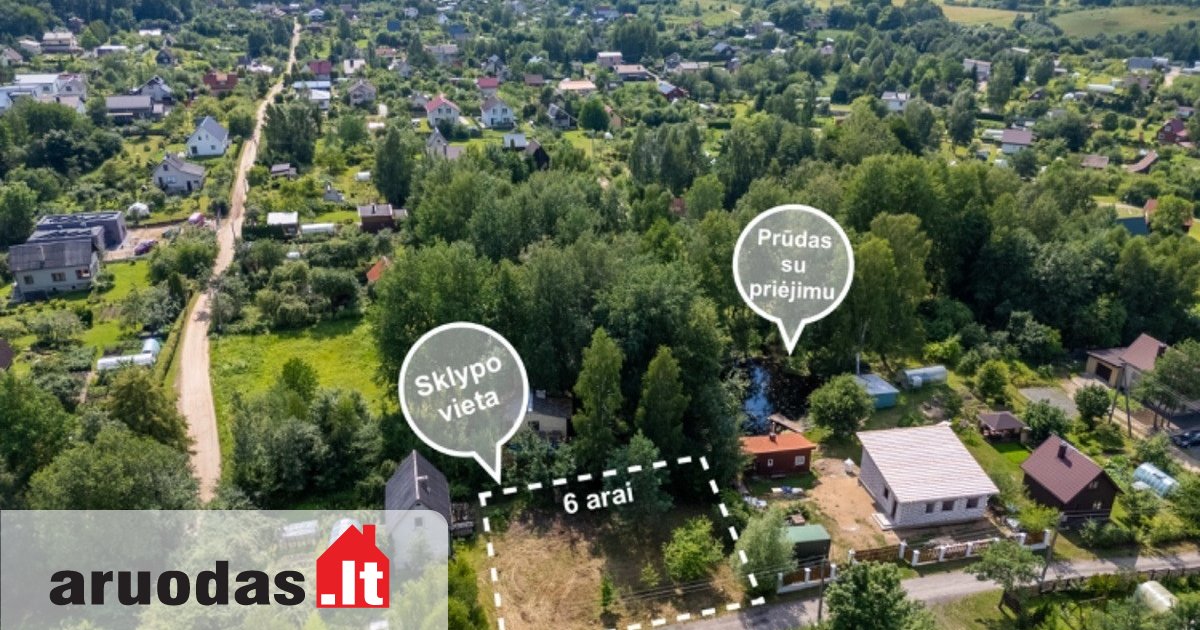 Sklypas, Vilniaus r. Brinkiškių k. Strazdų g. sklypas Nekilnojamo turto ...