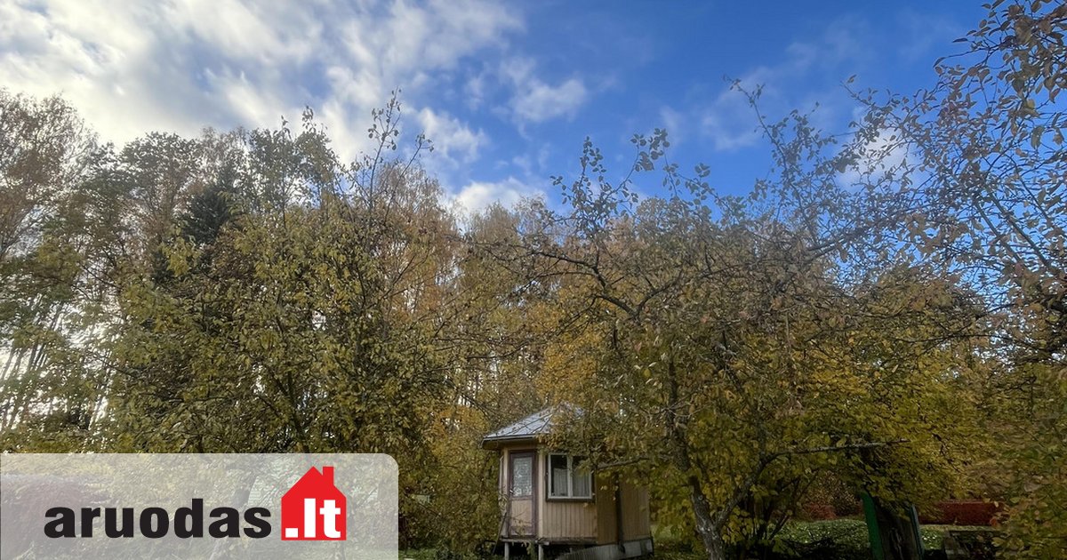 Namas, Kauno r. Gervėnupio k. Strazdų g., medinis sodo namas ...