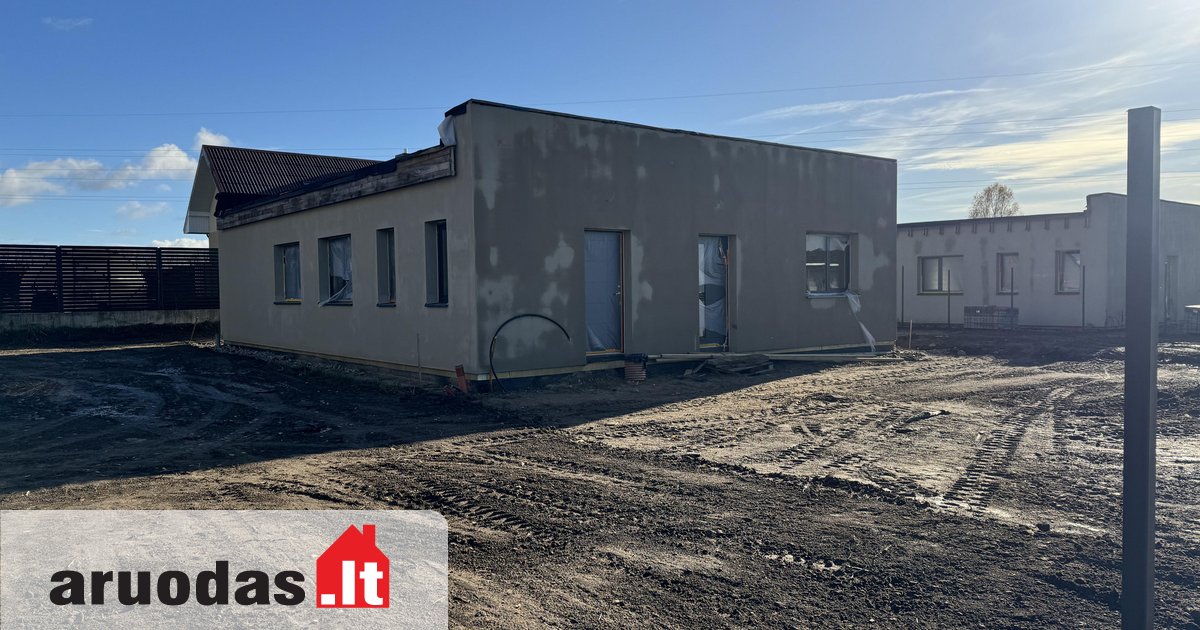 Parduodamas Pastatytas Namas Su Daline Apdaila - Skelbiu.lt