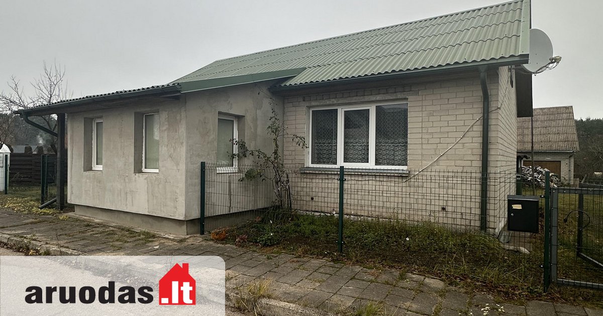 Parduodamas Namas Su Ūkiniu Pastatu Pylimuose - Skelbiu.lt