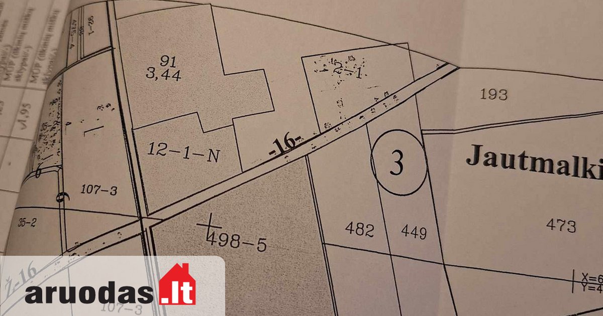 Visas plotas 13.4 ha susideda iš 3 sklypų - Skelbiu.lt