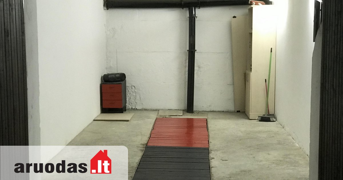 Garažas, Vilniuje Fabijoniškėse S. Stanevičiaus g., požeminis garažo ...