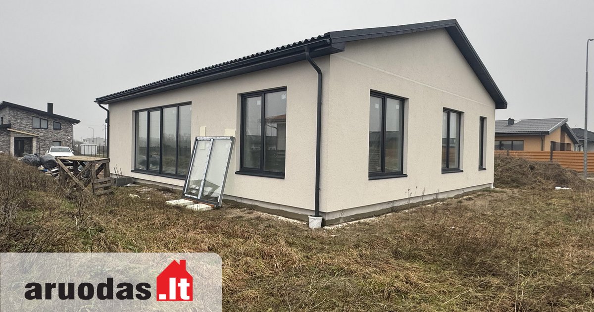 Parduodamas Pastatytas Namas Su Daline Apdaila - Skelbiu.lt