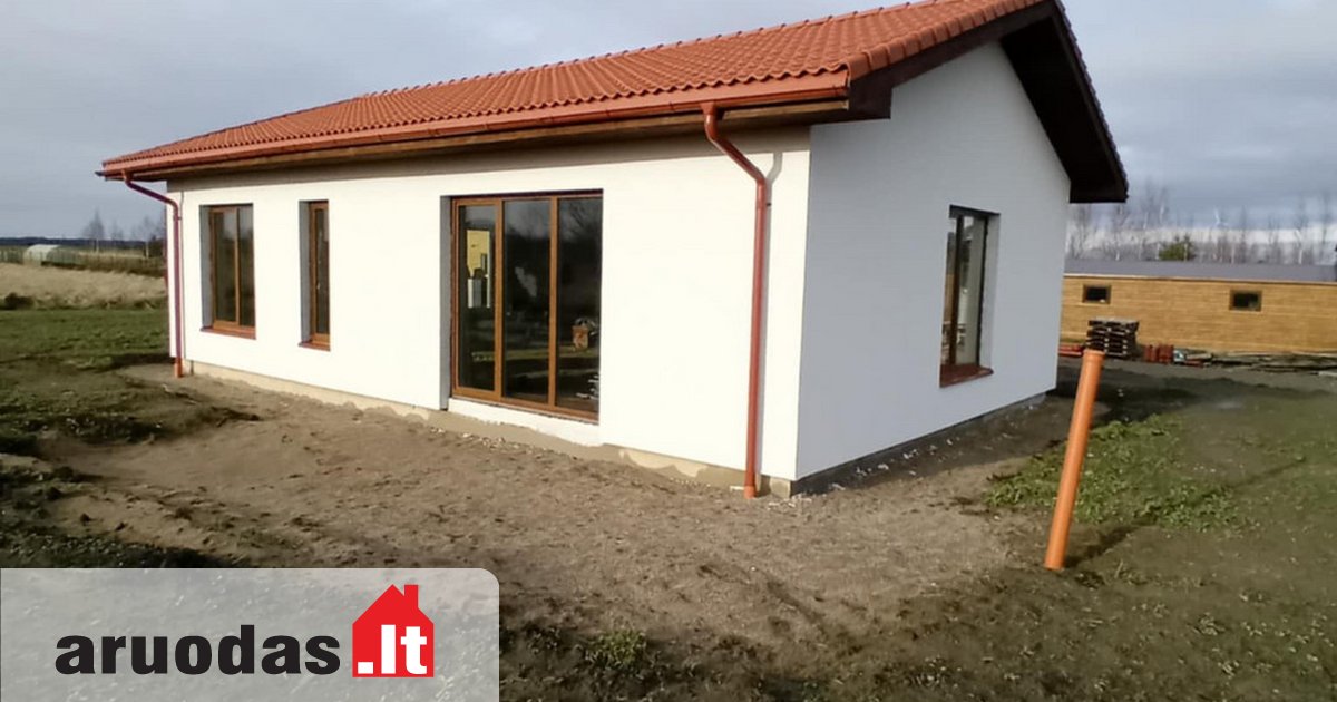 Parduodamas Pastatytas Namas Su Daline Apdaila - Skelbiu.lt