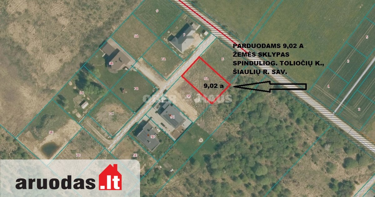 Toliočiuose, Spindulio G. (Už Kadagių G.), - Skelbiu.lt