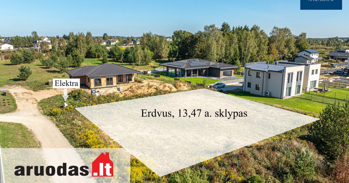 Sklypas, Vilniuje Tarandėje Užubalių g. sklypas Nekilnojamo turto ...