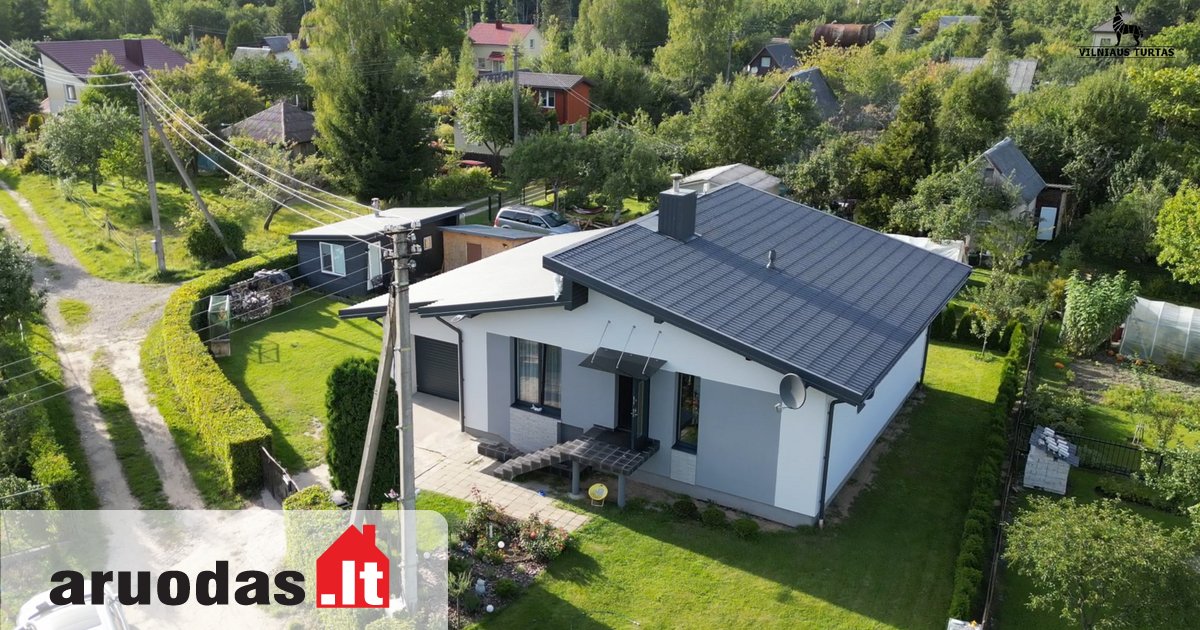 Namas, Vilniaus r. Aukštuolės k. Vakaro 5-oji g., mūrinis namas ...