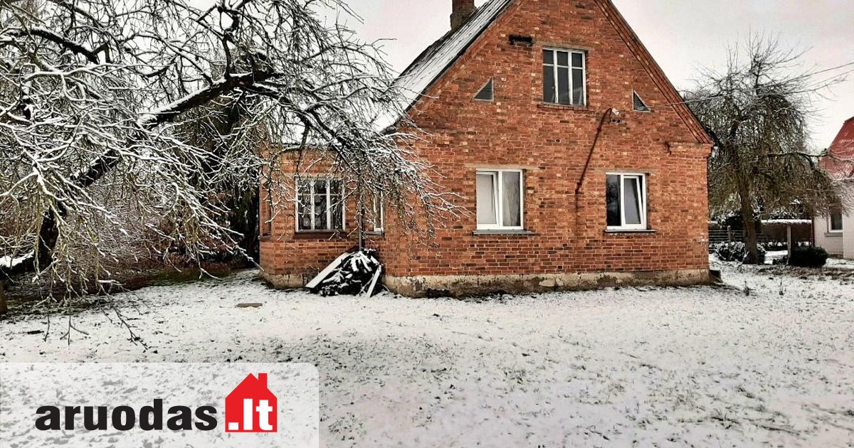 Namas, Pasvalio r. Saločių mstl. Gedimino a., mūrinis namas Nekilnojamo turto skelbimai - Aruodas.lt