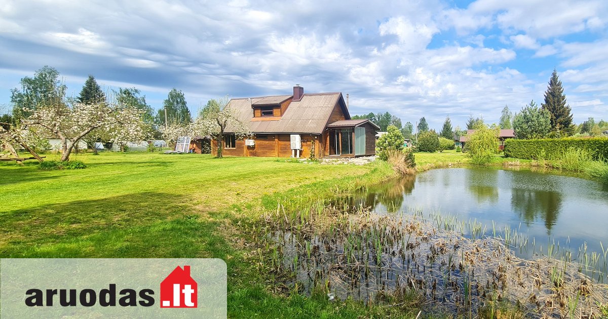 Namas, Prienų r. Byliškių k. Gandrų g., rąstinis sodo namas Nekilnojamo ...
