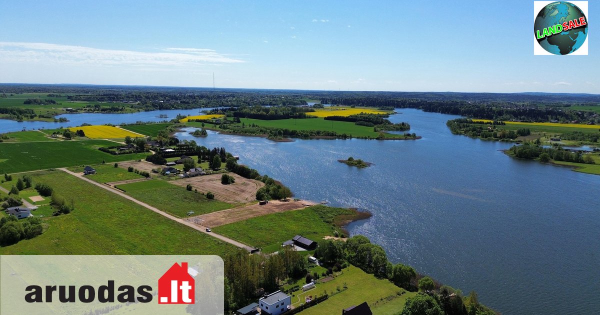 Išskirtinis 38,16 Arų Sklypas Su Pakrante – - Skelbiu.lt