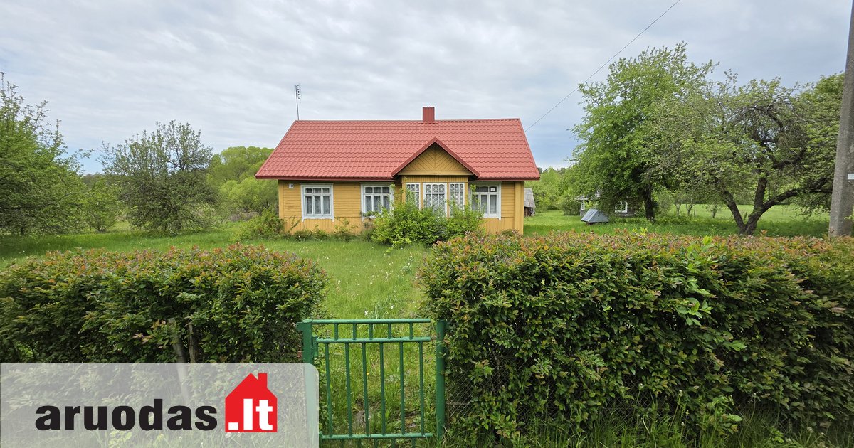 Namas, Varėnos r. Krūminių k. Senolių g., rąstinė sodyba Nekilnojamo ...