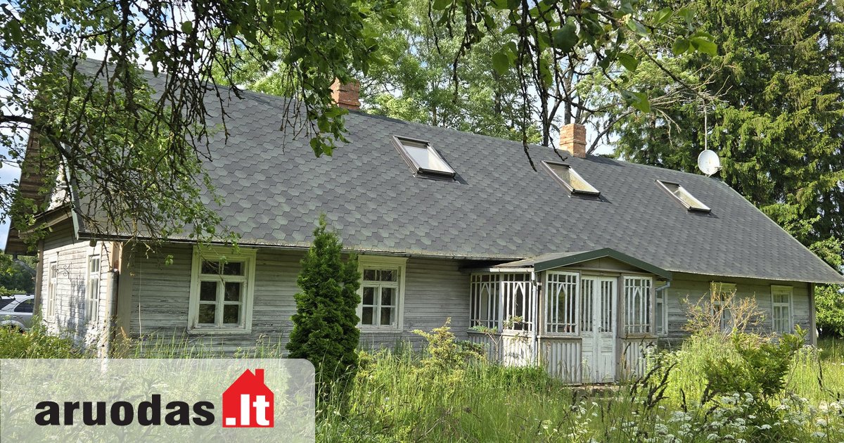 Namas nuomai, Panevėžio r. Vepų k. Rūdupio g., rąstinis namas nuomai ...