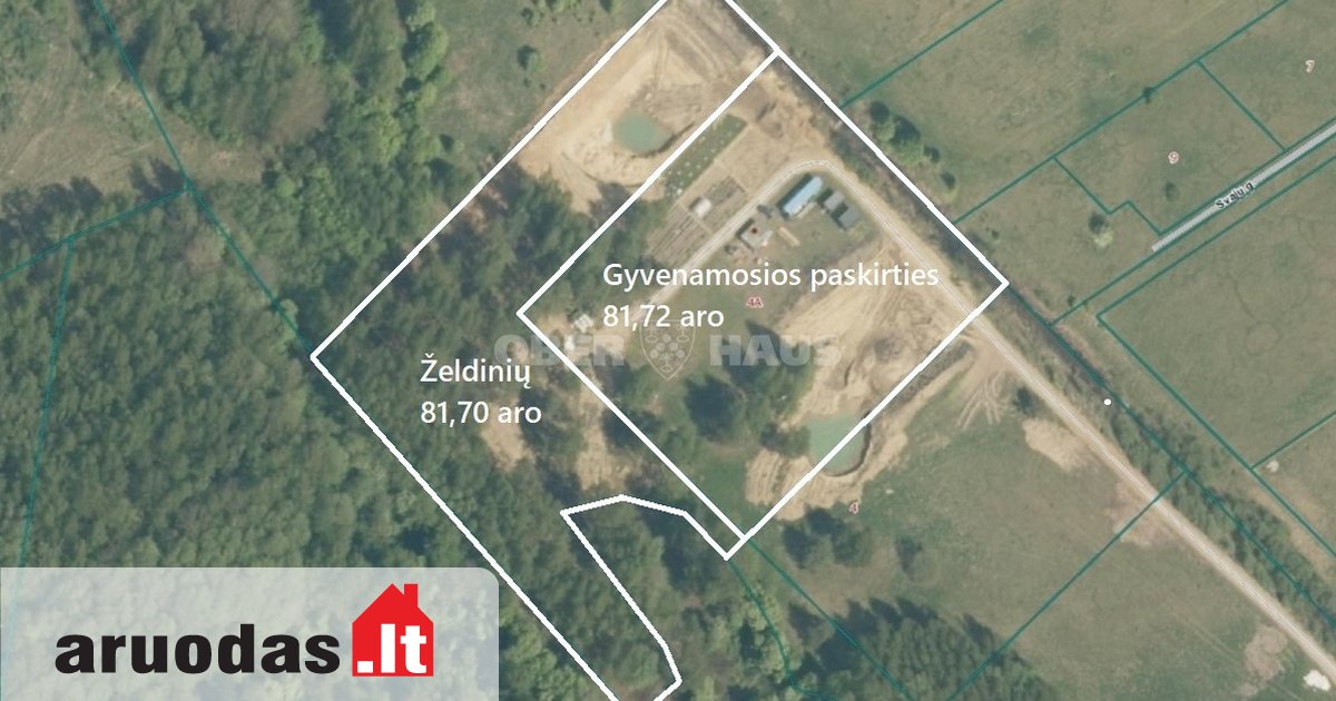 Gražus žemės plotas (1,6342 ha) su dviem - Skelbiu.lt