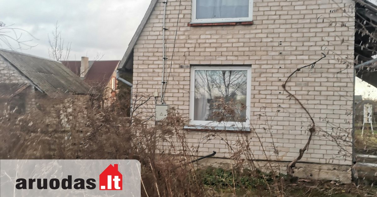 Namas, Joniškyje Spindulio tak., mūrinis sodo namas Nekilnojamo turto ...