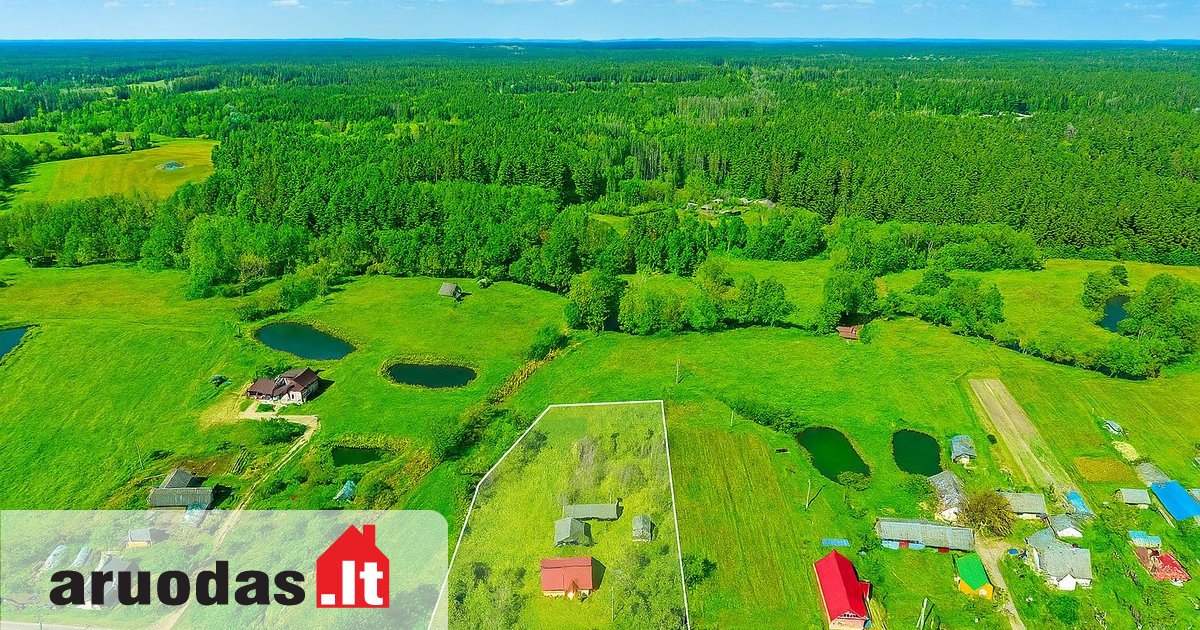 Namas, Varėnos r. Krūminių k. Senolių g., rąstinė sodyba - Aruodas.lt