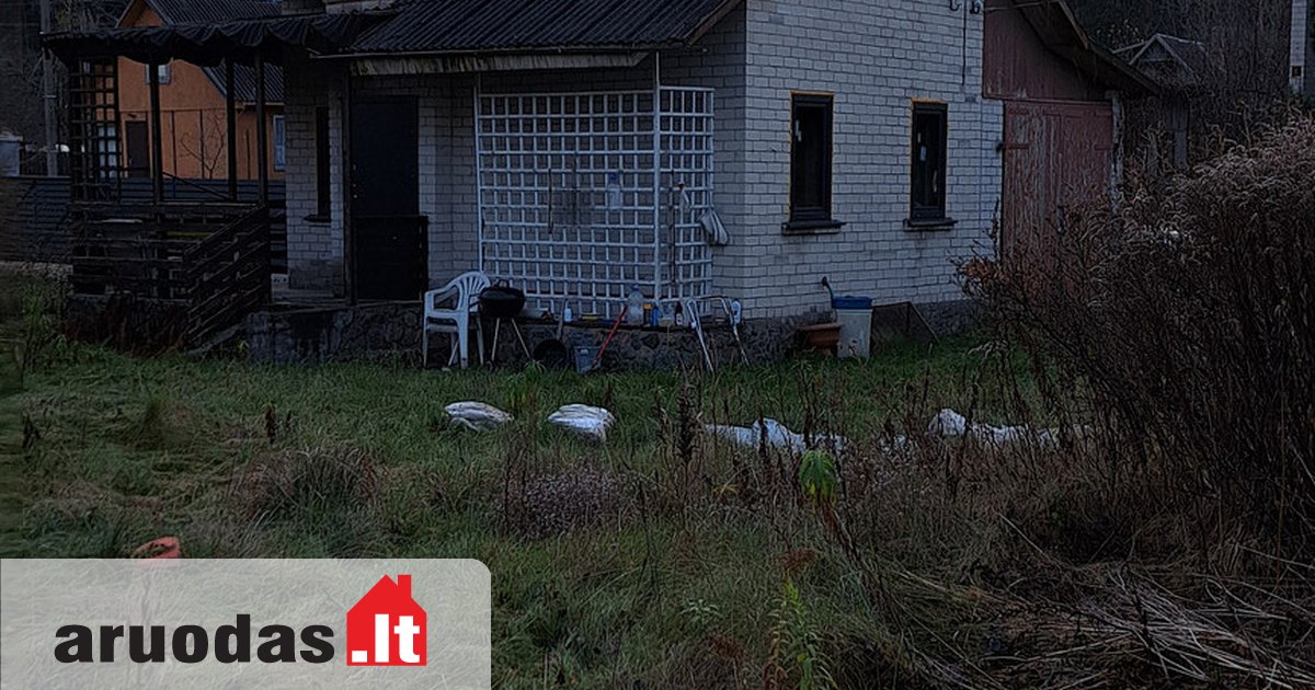 Namas, Vilniuje Balsiuose Krakiškių Sodų 15-oji g., mūrinis sodo namas ...