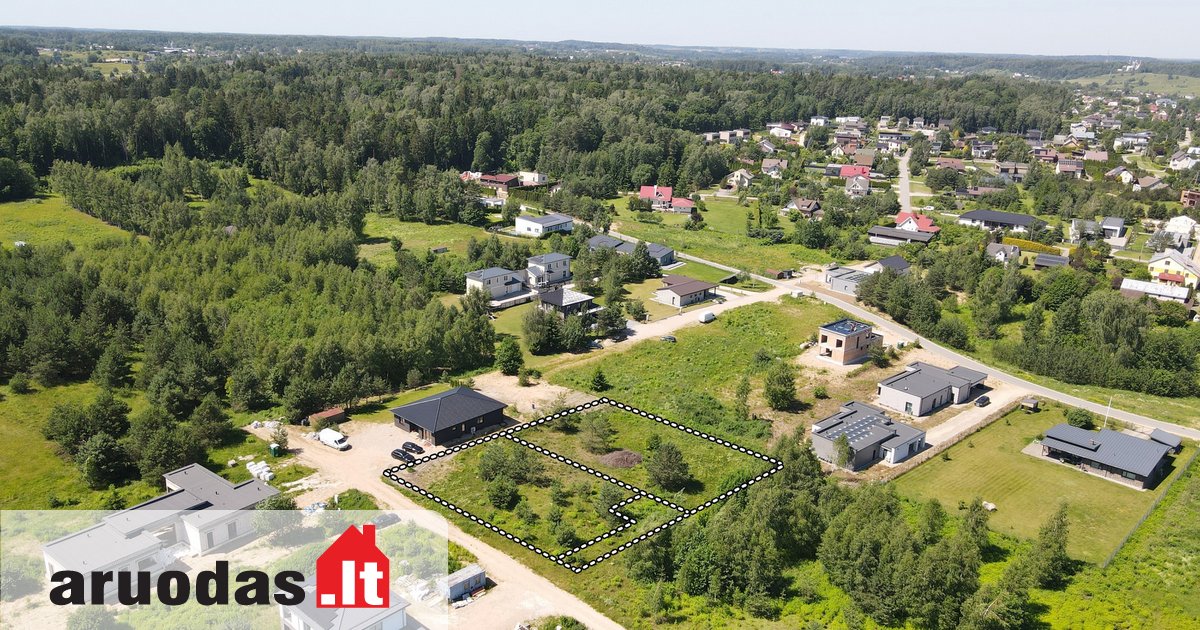 Sklypas, Vilniaus r. Didžiosios Riešės k. Žemoji g. sklypas - Aruodas.lt