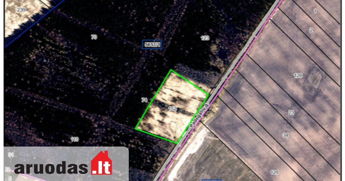 Sklypas, Kretingos r. Žygų k. sklypas Nekilnojamo turto skelbimai ...