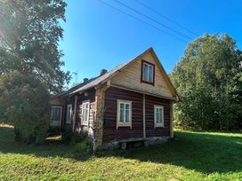Namas, Rokiškio r. Jūžintų mstl. Beržų g., rąstinė sodyba - Aruodas.lt